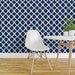 Nautical Wallpaper Fish Net-navy by Fleamarkettrixie Blue White Custom ...