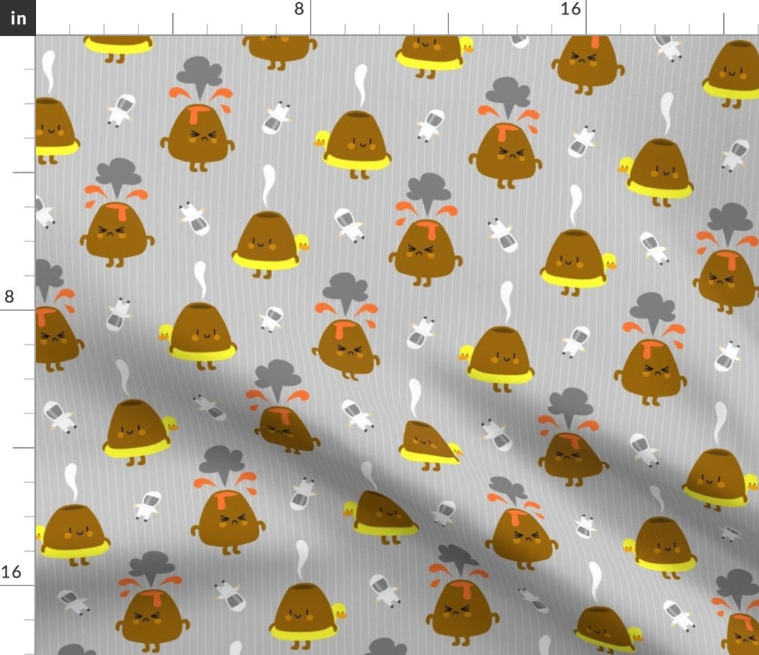 Earth Science Fabric Volcanology by Petitspixels Science - Etsy