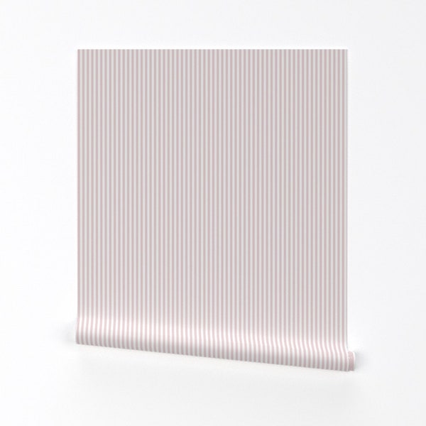 Blush Stripe Wallpaper - Etsy
