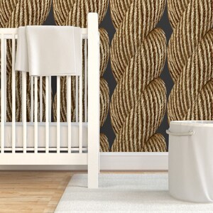 Nautical Rope Wallpaper Padstow by Littlegemstudio Knots Sailing ...