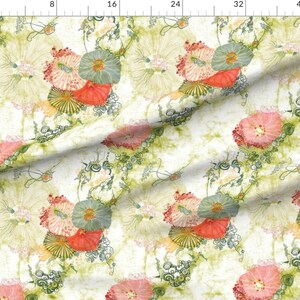 Oceanic Reef Fabric Pe Ink Sea Shells Barnacles Watercolor - Etsy