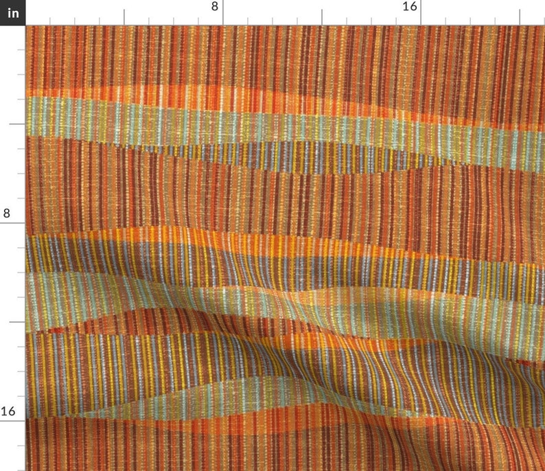 Mid Century Fabric Mid Mod Lines by Theodesign Horizons - Etsy