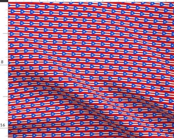 Puerto Rico Fabric Puerto Rico Flag Small by Flagfabric - Etsy