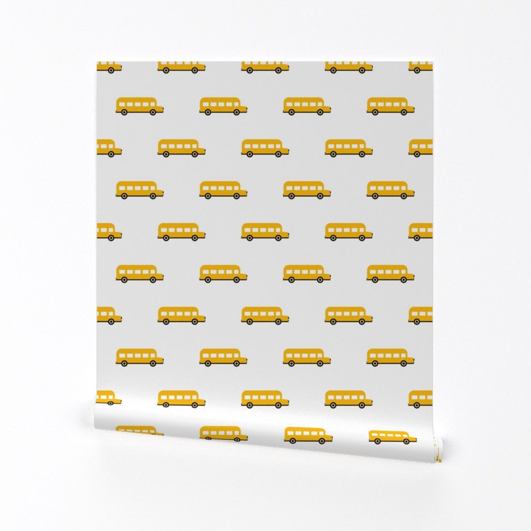 Classic School Bus Wallpaper School Bus Small by Littlesmilemakers ...