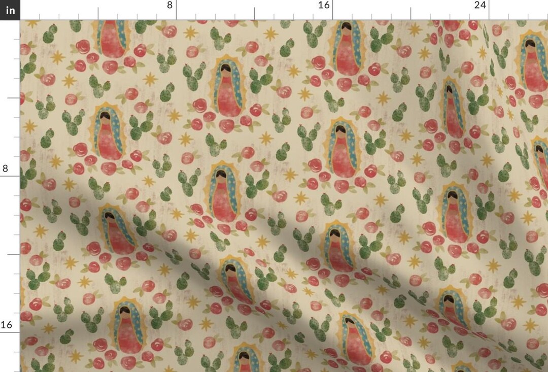 Catholic Fabric - Our Lady of Guadalupe by the Little Rose Shop ...