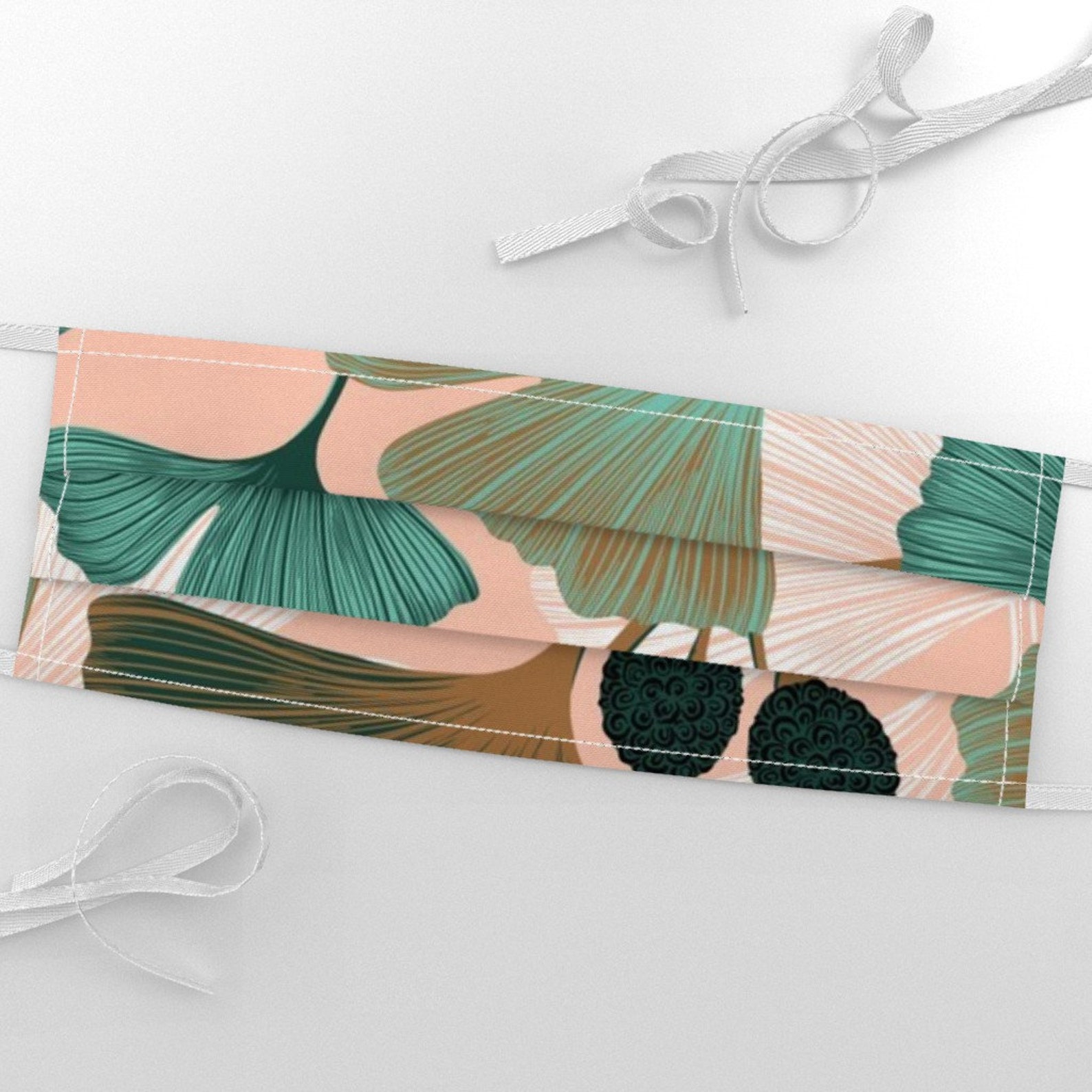 Ginkgo Fabric Ginkgo Leaves by New Branch Studio Spring | Etsy