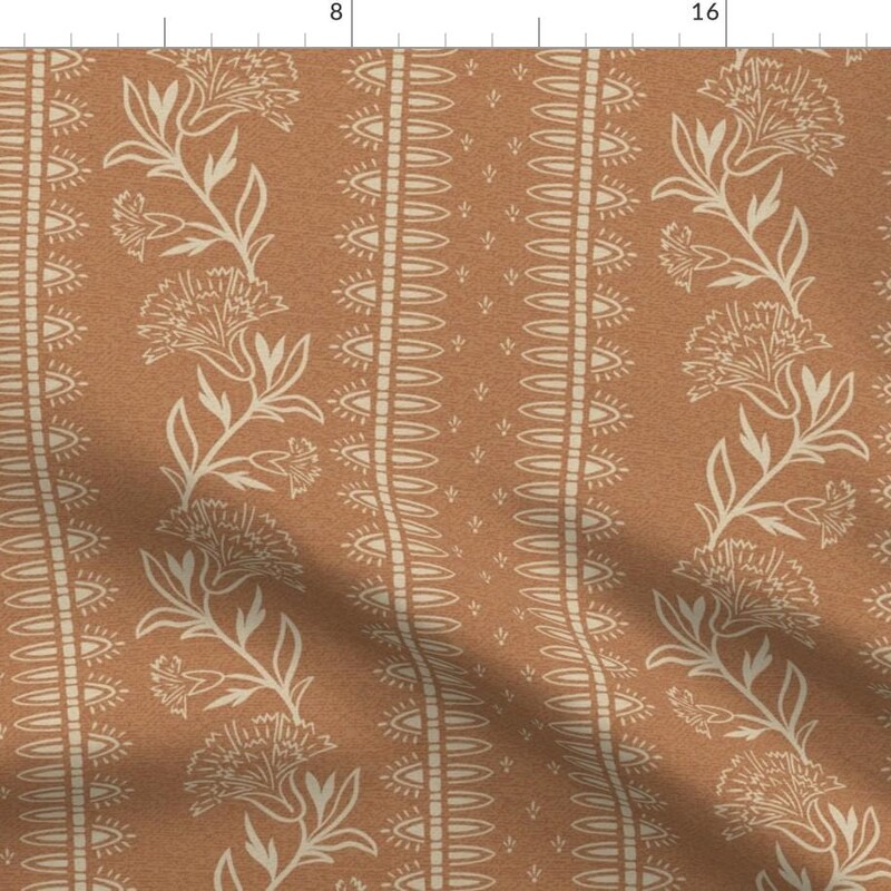 Border Print Fabric - Etsy