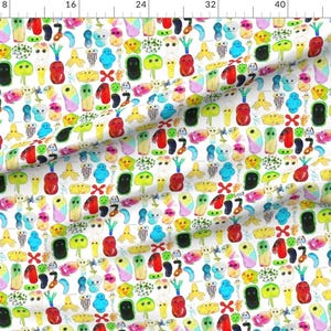 Bacteria Fabric Rainbow Microbes by Heckadoodledo School Biology ...