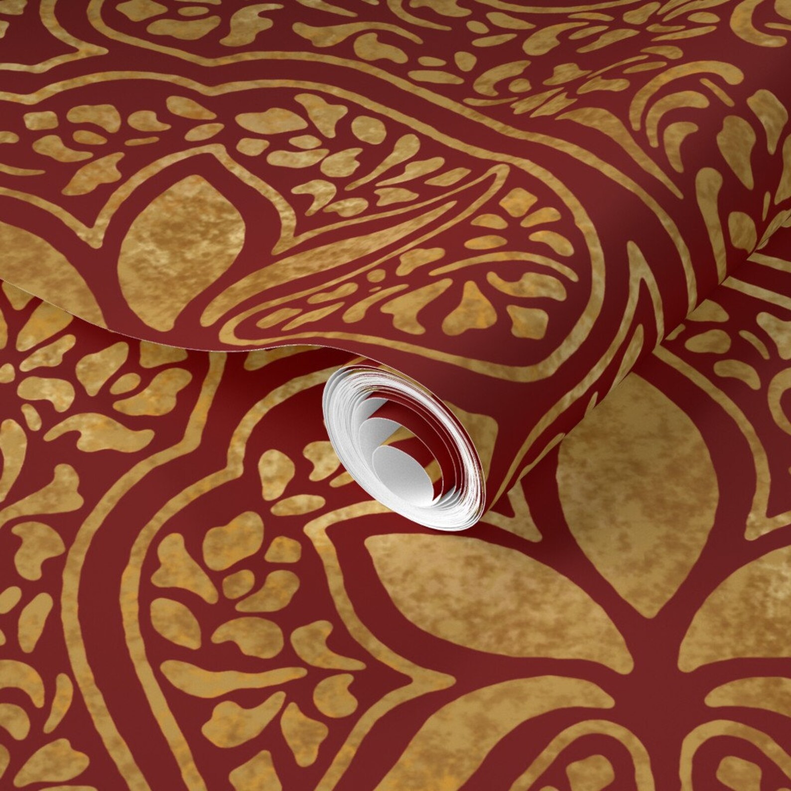 Indian Inspired Wallpaper Rajkumari Batik by - Etsy