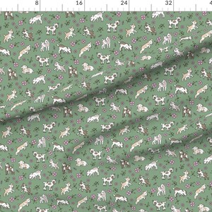 Farm Animals Fabric Baby Goats Olive by Littlesmilemakers Goats Baby ...