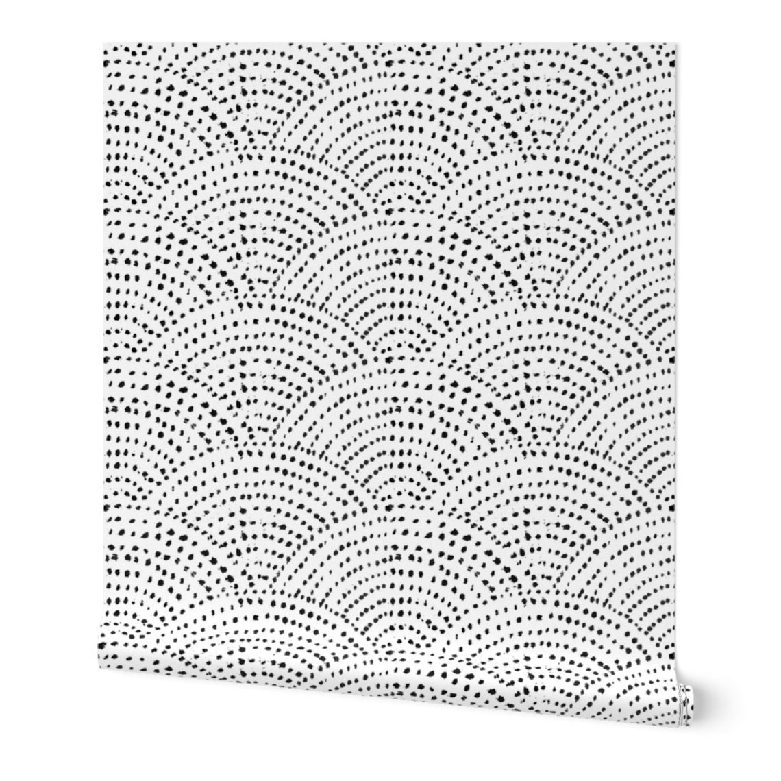 Dots Wallpaper Large Ink Dot Scales by Crumpetsandcrabsticks - Etsy