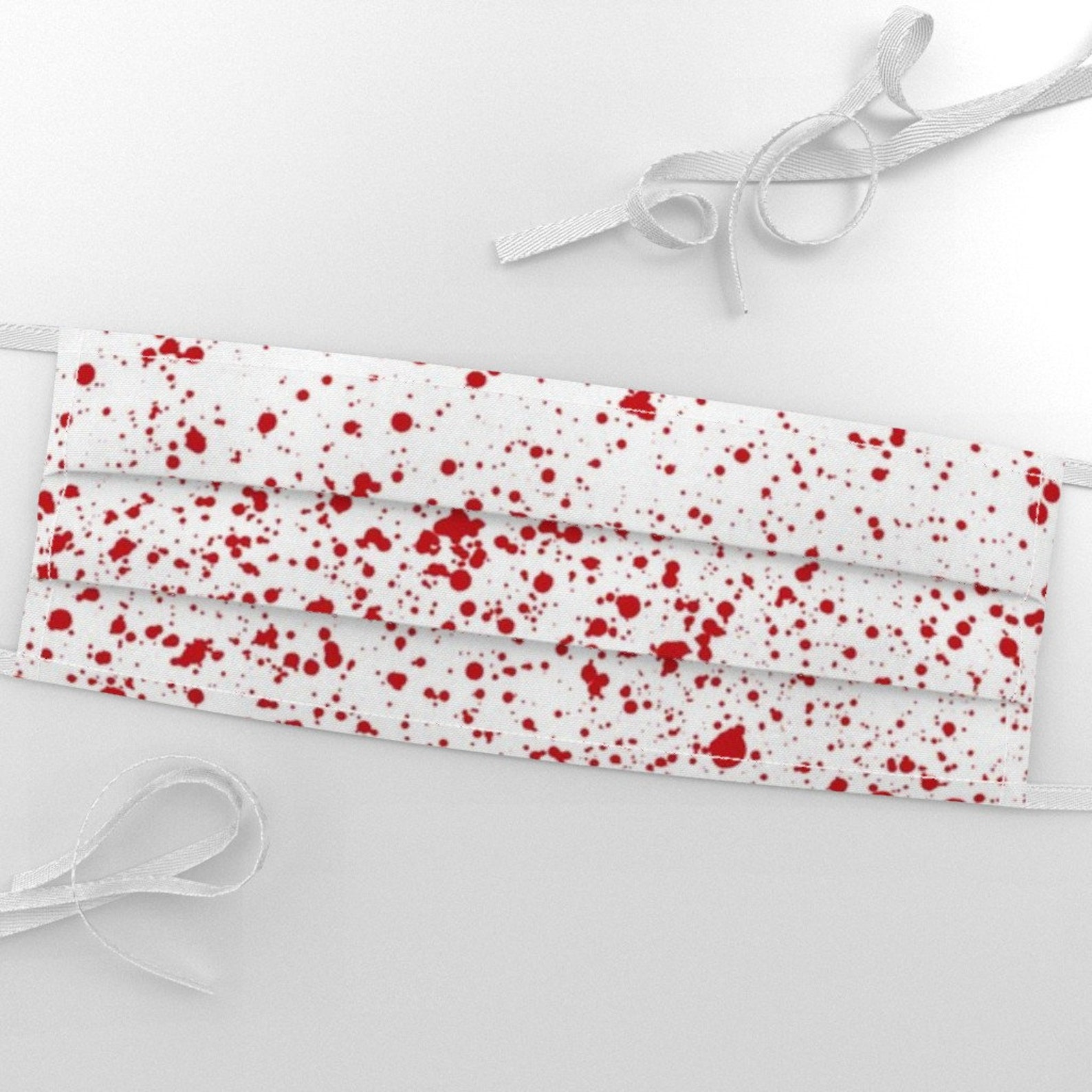 Spooky Blood Fabric Blood Splatter by Xoxotique Spooky | Etsy