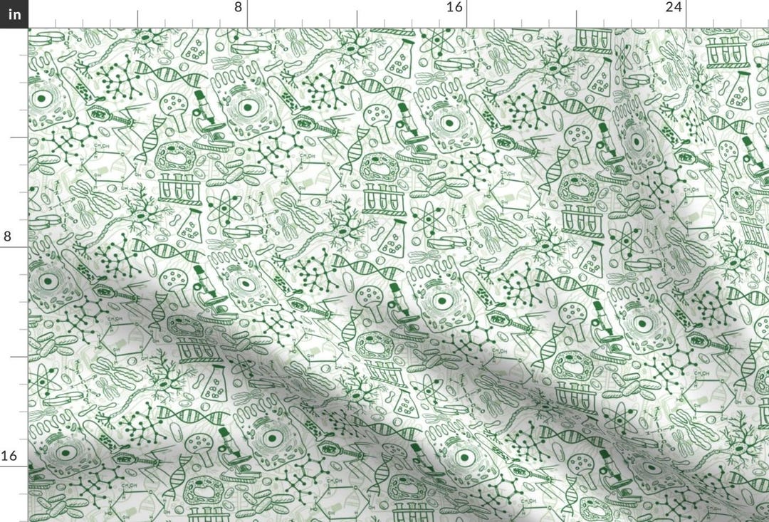 Germ Fabric - Germ Science by Sandityche - Microbes Biology Science ...