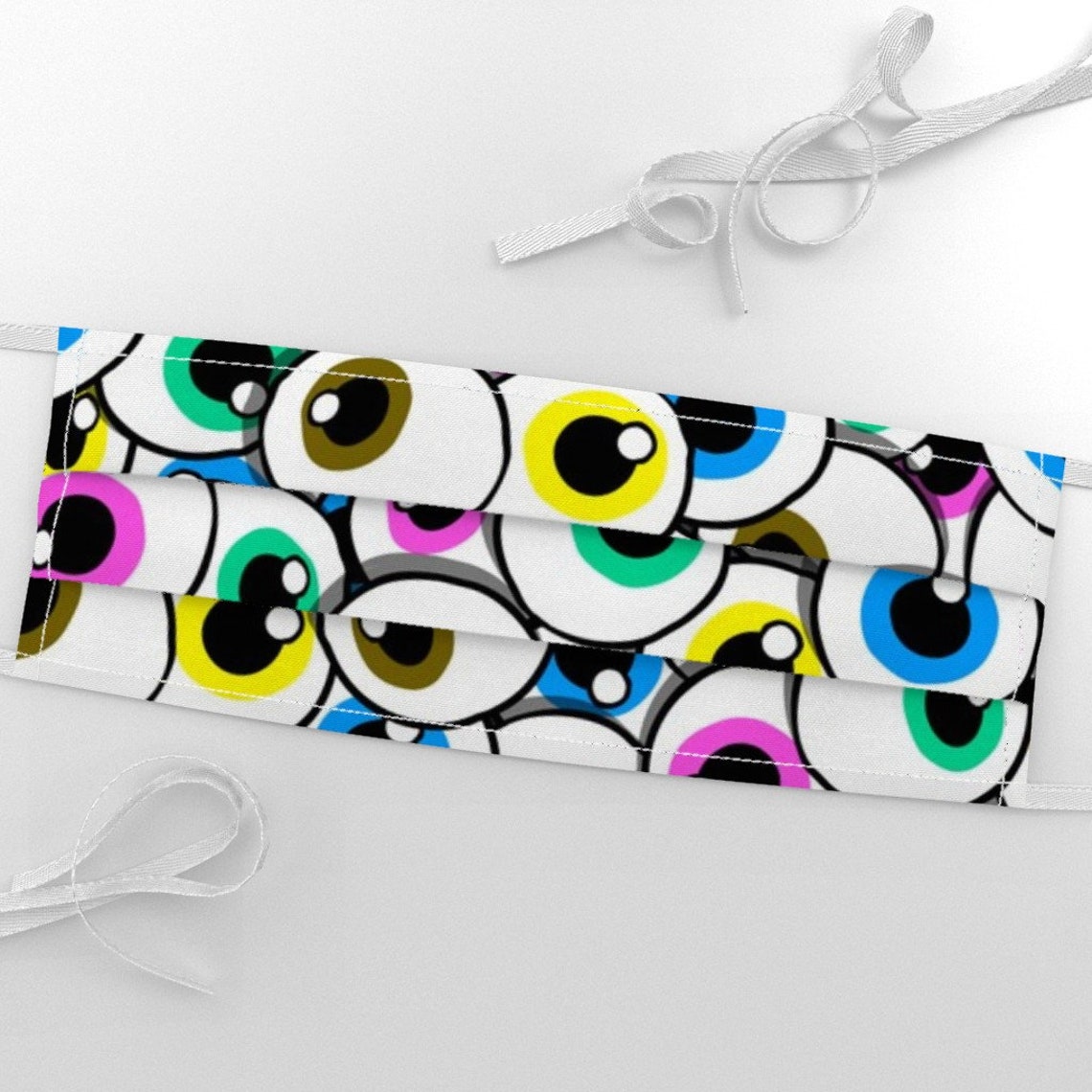 Colorful Eye Fabric Eyes Pile by B0rwear Eye Colors Spooky - Etsy