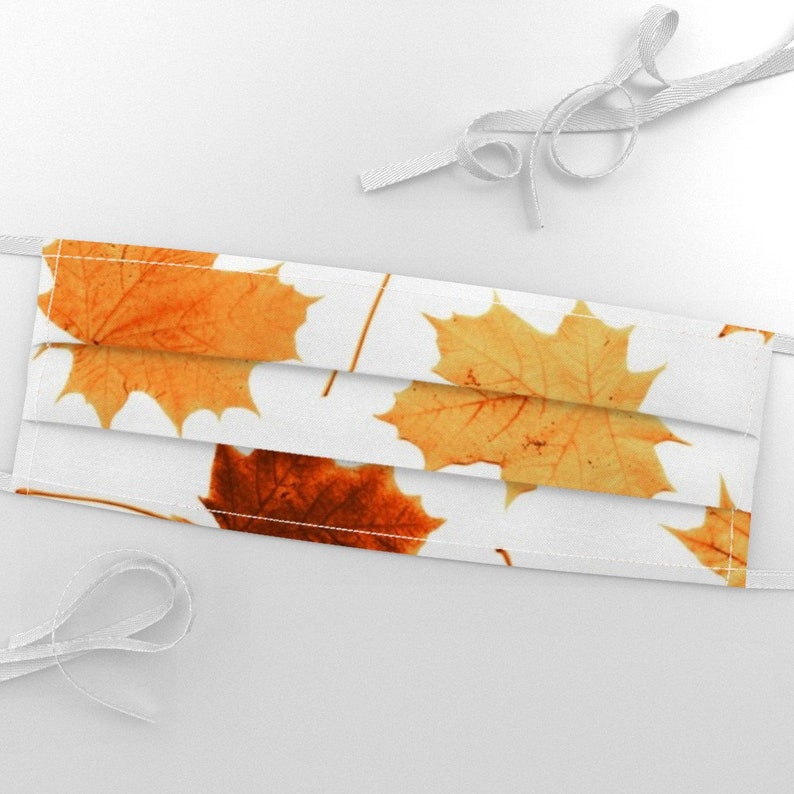 Bold Maple Leaves Fabric Maple Leaves Harvest Colors Life | Etsy