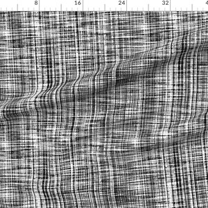 Black and White Cross Hatched Fabric Black and White Luxe by ...
