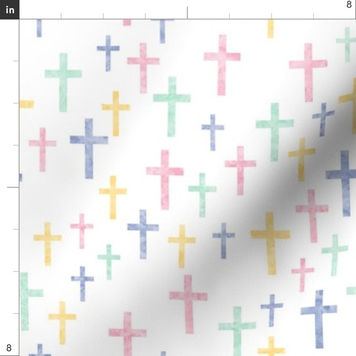 Cross Fabric Crosses in Watercolor by Littlearrowdesign - Etsy