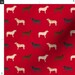 Labradors on Red Fabric Labrador Retriever Dog Fabric Red - Etsy