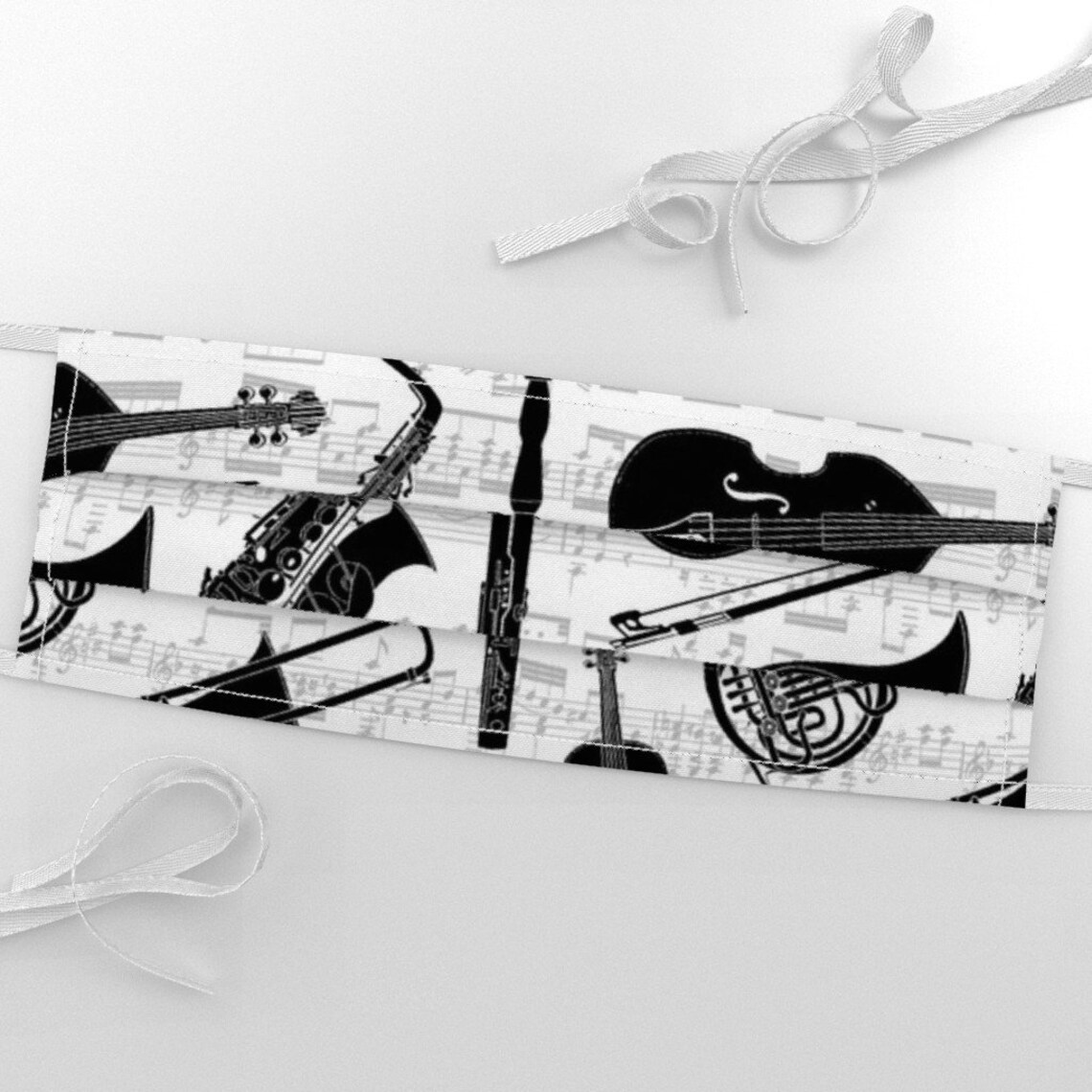 Music Fabric Musical Instruments by Thin Line Textiles | Etsy