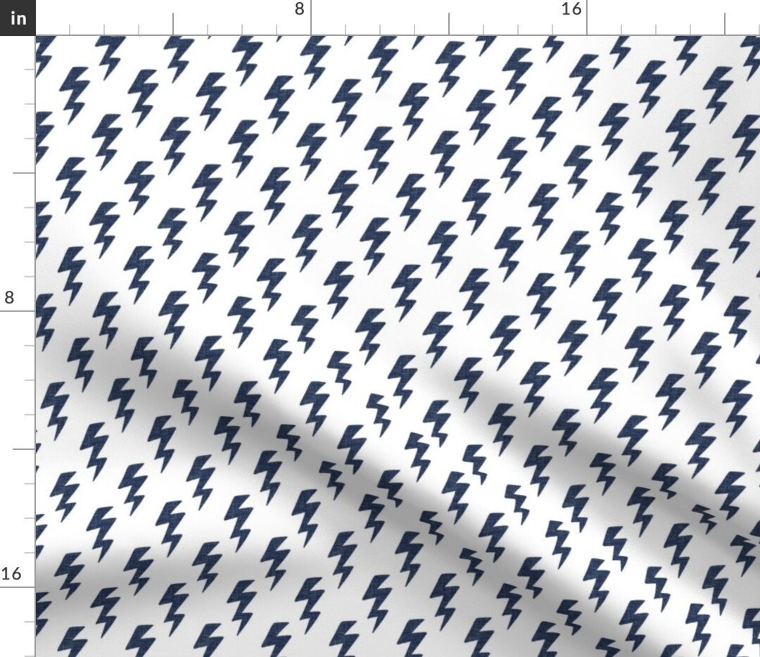 Lightning Fabric Lightning Bolt by Scarlet_soleil Electricity Navy ...