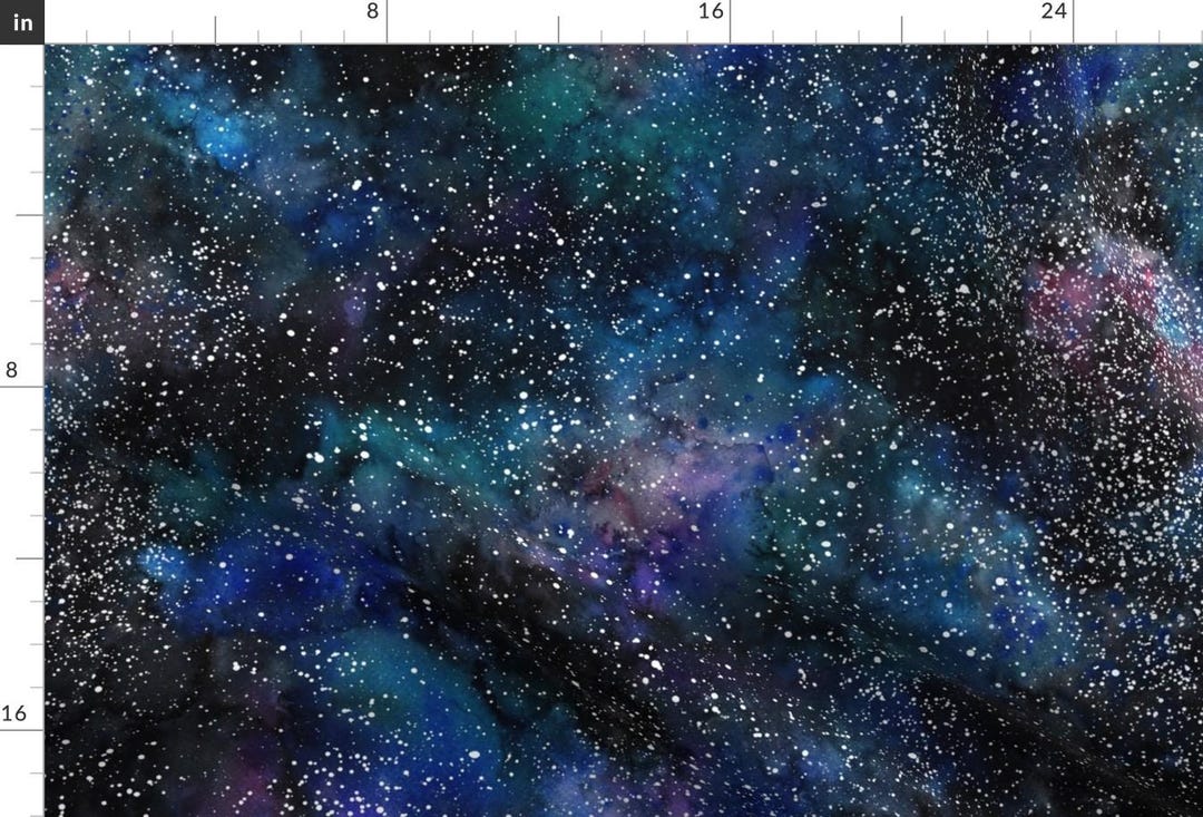 Space Galaxy Fabric Galaxy Deep Space Seamless, Thousands of Stars ...