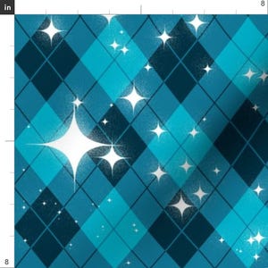 Argyle Stars Fabric - Stargyle by Felis Astrum - Argyle Sci-fi Cosplay ...