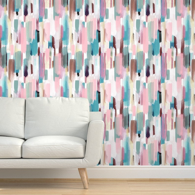 Retro Pastel Wallpaper Color Memories by Ninola-design - Etsy