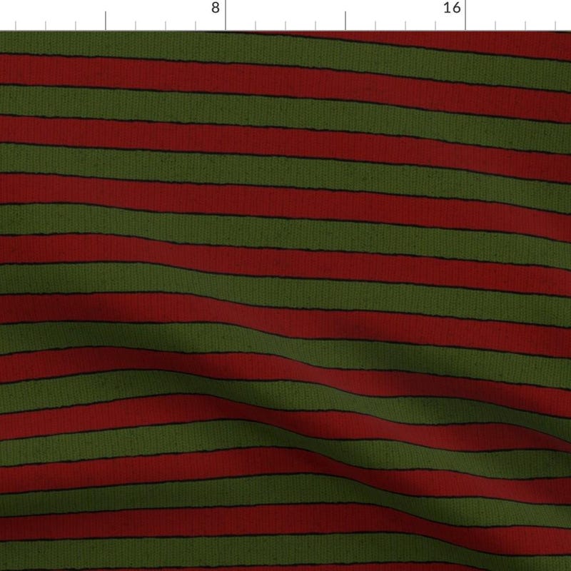 Red Green Fabric - Etsy