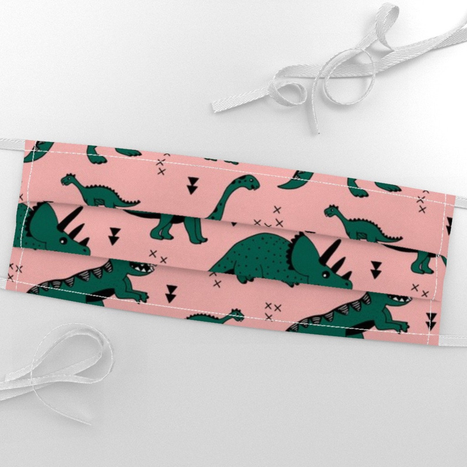 Dinosaur Pink Animal Nursery Fabric Cool Scandinavian Kids - Etsy