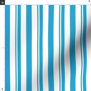 Dapper Dans Stripe Fabric Dapperdans-blue by Sandityche Blue Bands ...