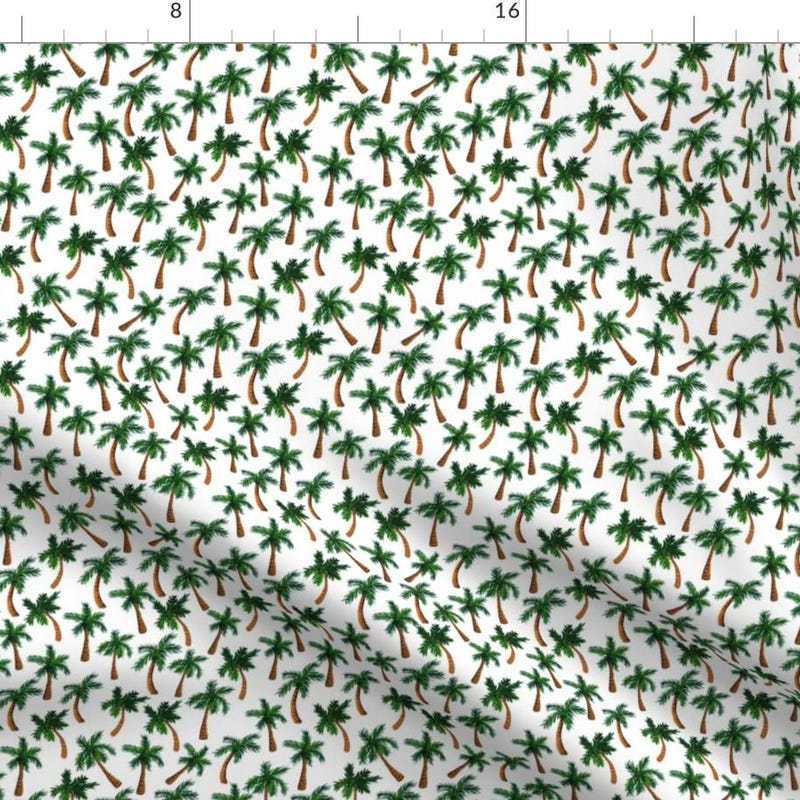 Palm Tree Fabric - Etsy
