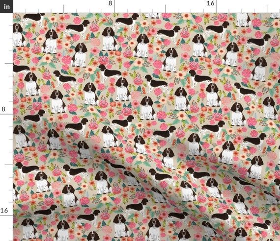 English Springer Spaniel Fabric English Springer Spaniel | Etsy