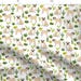 Southwestern Pug Dog Fabric - Cactus Pet Dogs Pugs Cacti Sweet White ...