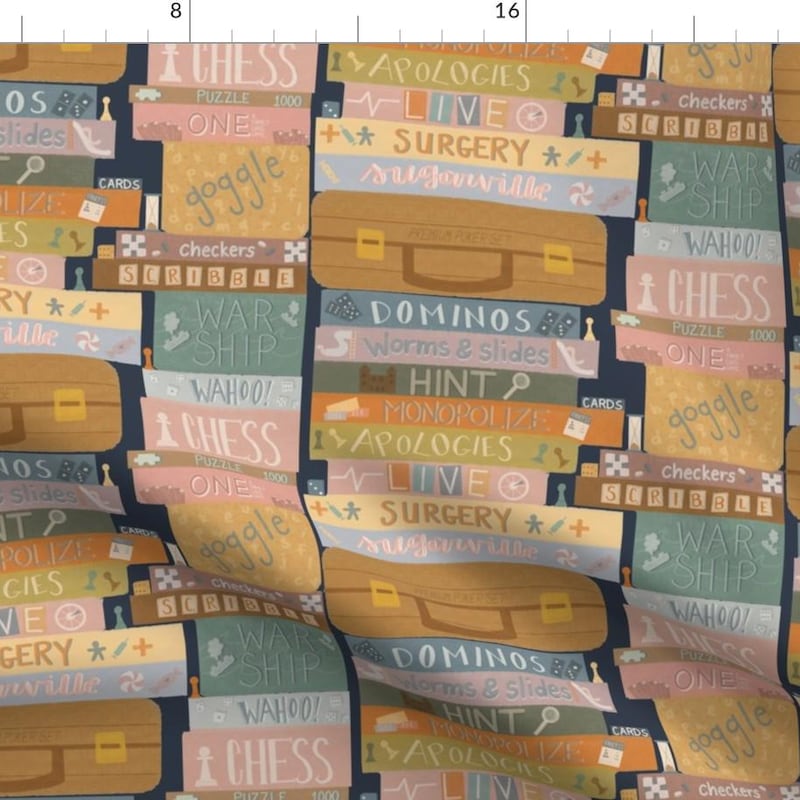 Fabric Board Game Themed - Etsy