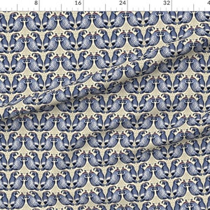 Quail Fabric Quail Bird Decorative Elements by Dunnspun - Etsy