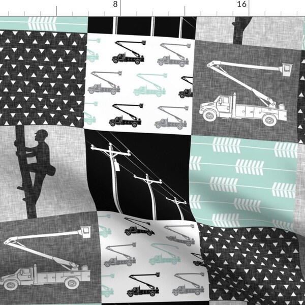 Lineman Fabric - Etsy