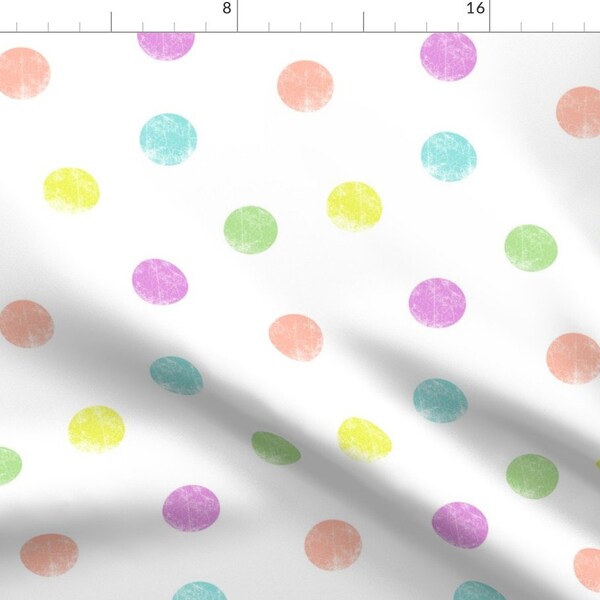 Pastel Dot Fabric - Etsy