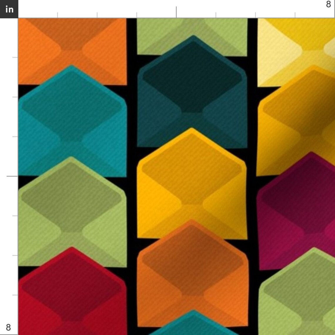 Envelopes Fabric Sweet Envelopes by Luciafontes Colorful - Etsy