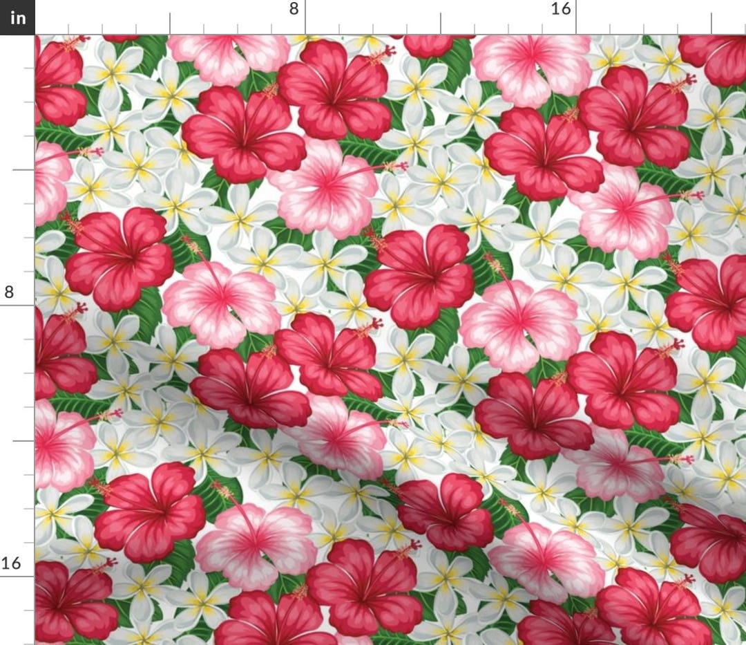 Tropical Fabric Tropical Explosion by Sandityche Tropical Cotton Fabric ...