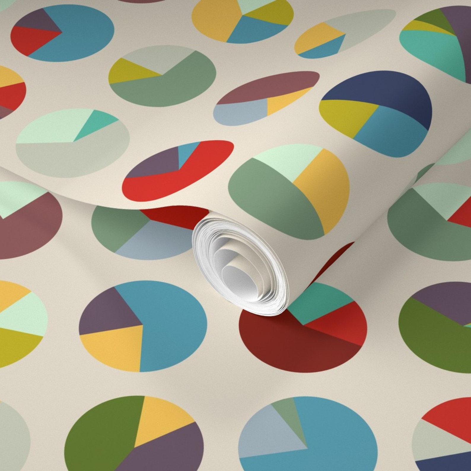 Math Wallpaper Pie Charts by Candyjoyce Math Pie Charts - Etsy