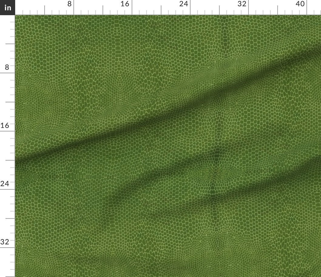 Dinosaurs Green Skin Pattern Fabric Dino Skin bright Green | Etsy