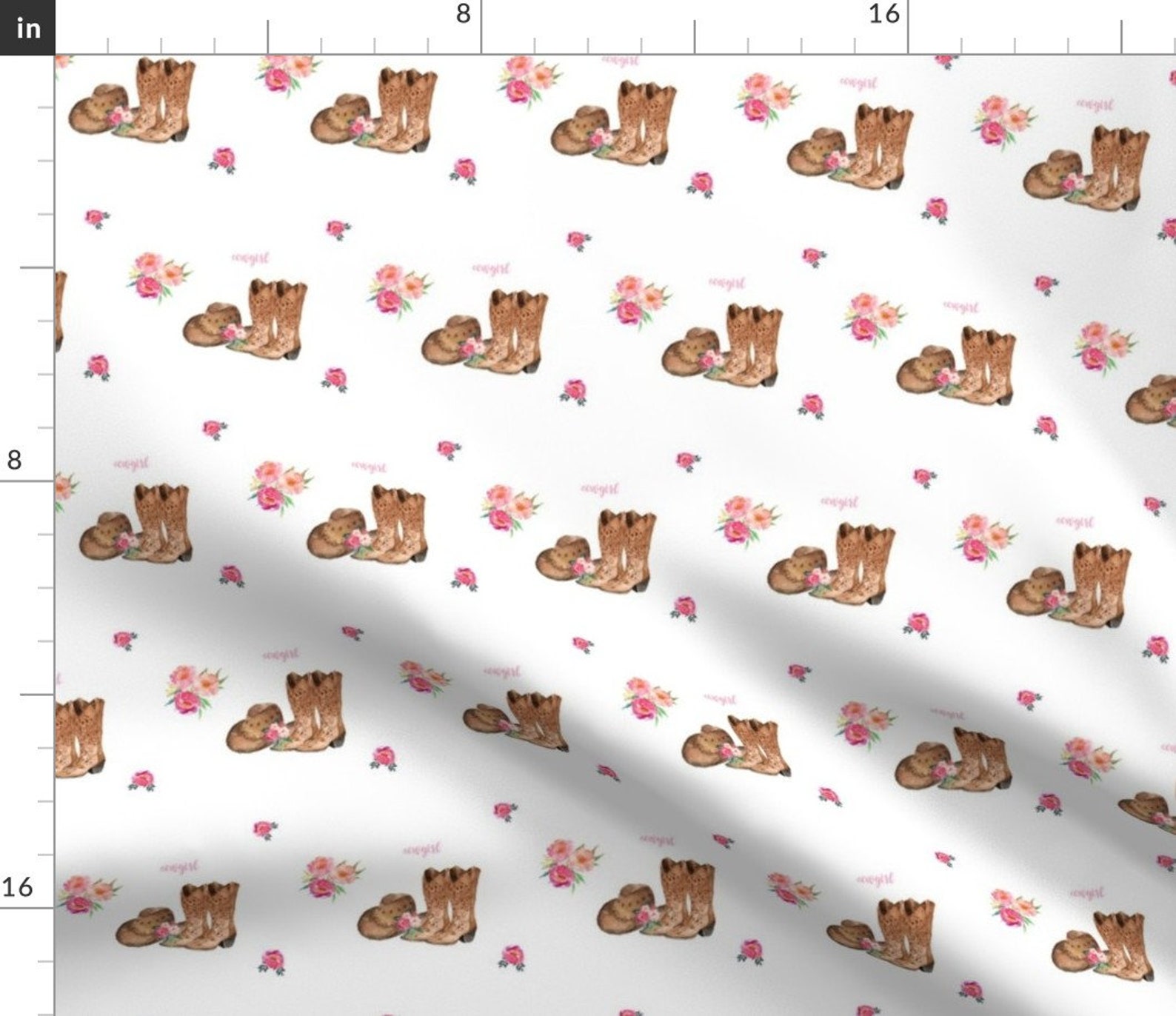 Cowgirl Fabric 4 Cowgirl Western Southern Southwest - Etsy