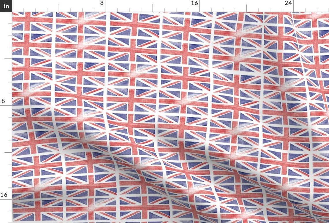 Union Jack Fabric - Jubilee Jack by Pennycandy - UK British Flag ...