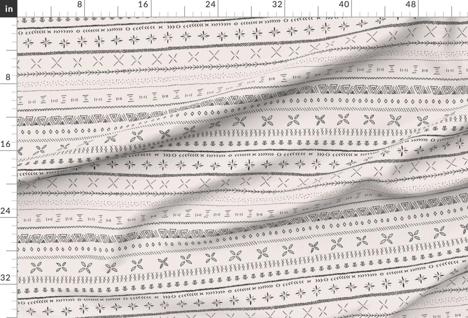 Boho Fabric - Boho Print by Shelbyallison - Boho Bohemian Tribal Modern ...