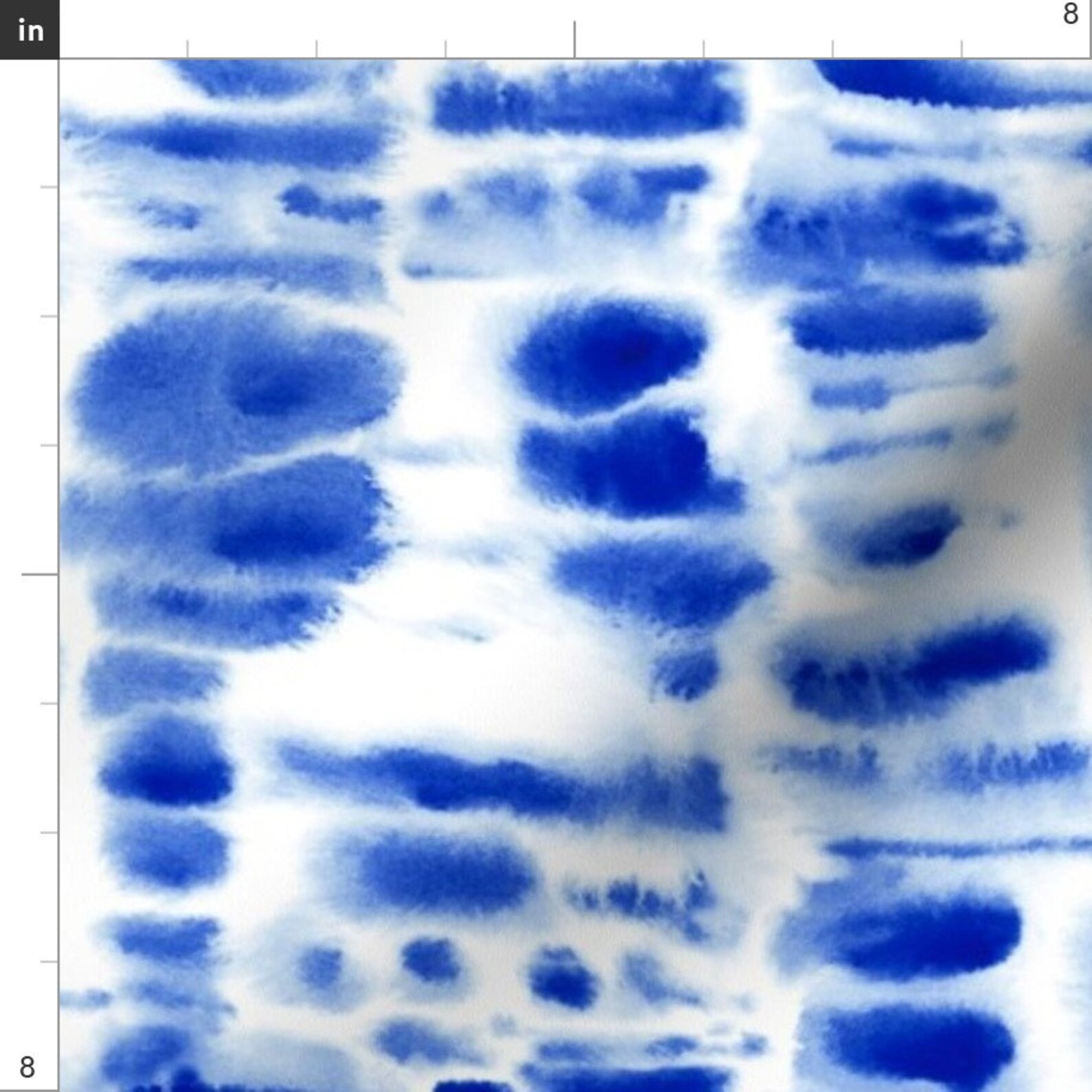 Shibori Dye Fabric Dye Dash Cobalt Blue by Mjmstudio Tie | Etsy