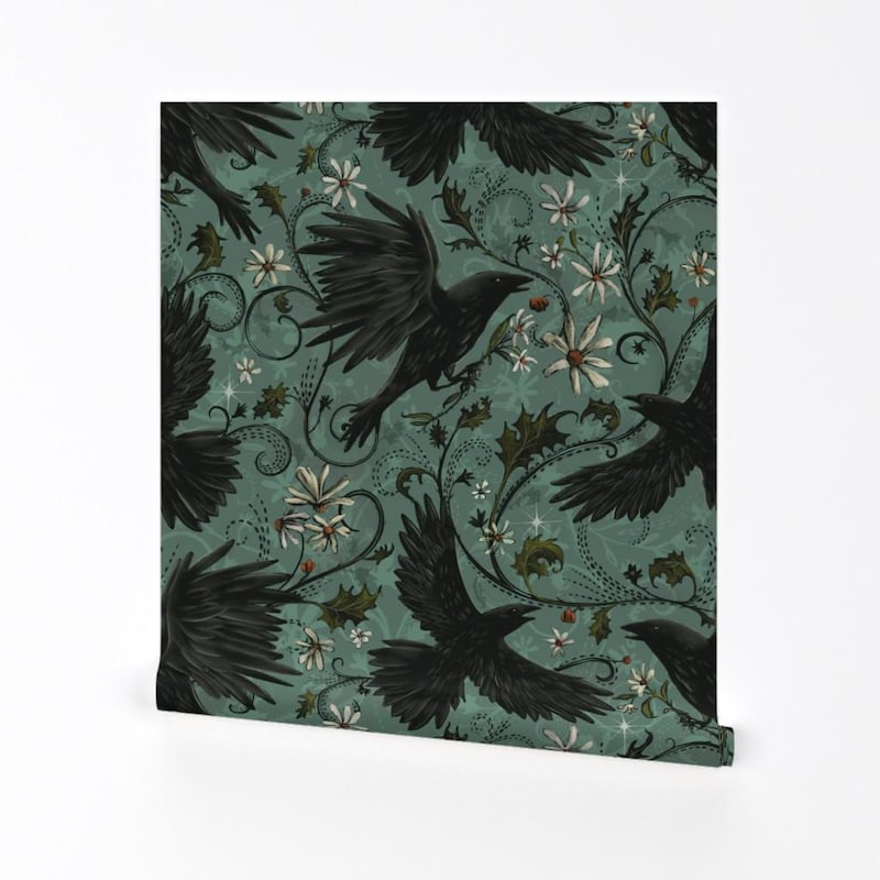 Raven Wallpaper Stick - Etsy