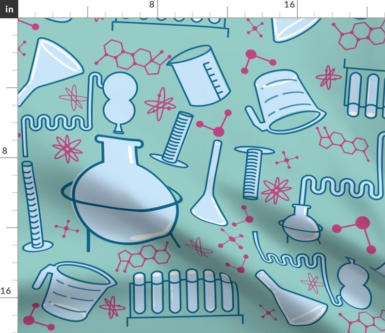 Science Fabric Science Lab by Annaboo Science Class - Etsy