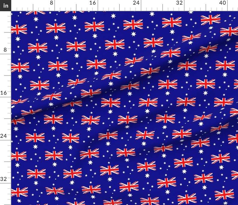Australia Fabric Australia Flag by Flagfabric Australia - Etsy