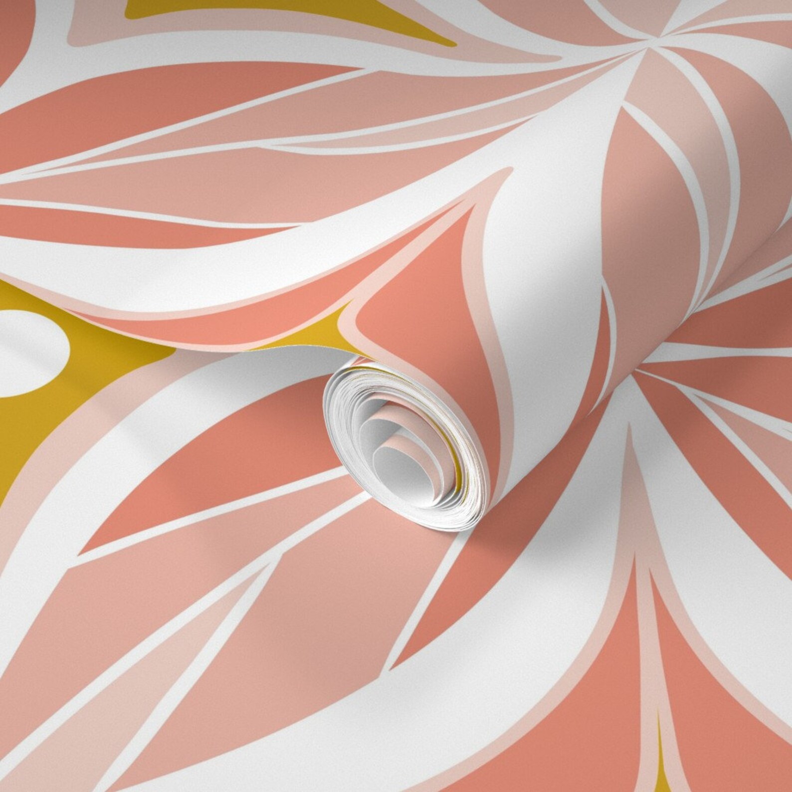 Geometric Wallpaper Optic Mid Century Geometric Blush Pink - Etsy