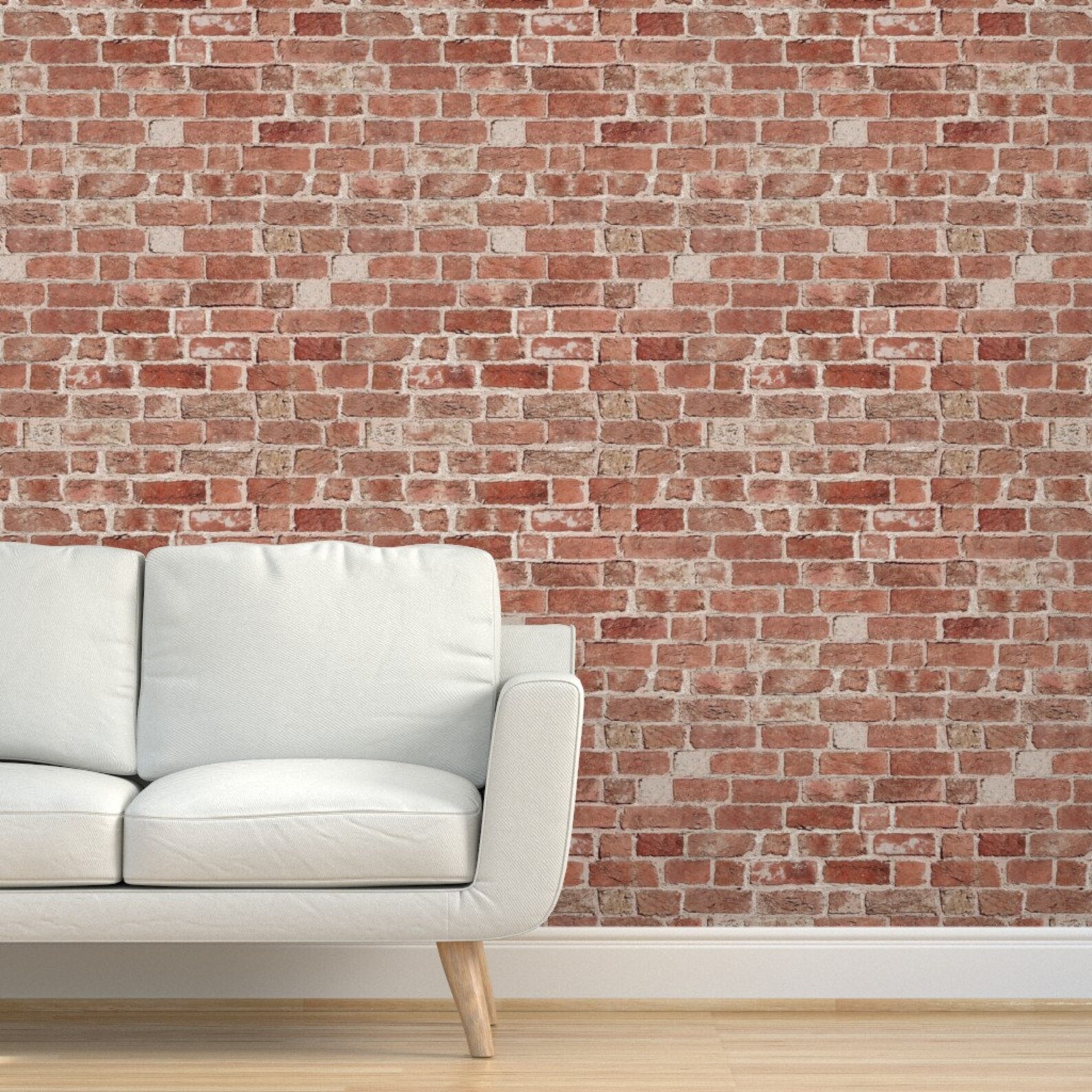 Faux Brick Wallpaper Antique Brick Wallpaper by - Etsy